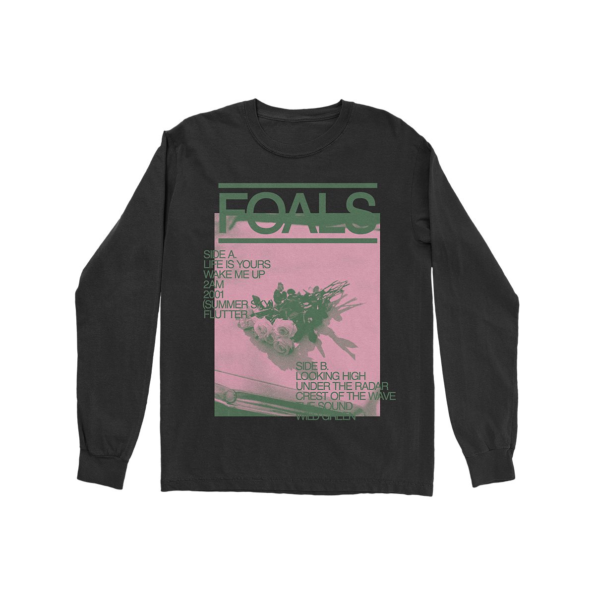 Inverted Pink Roses Longsleeve | Foals Official Store